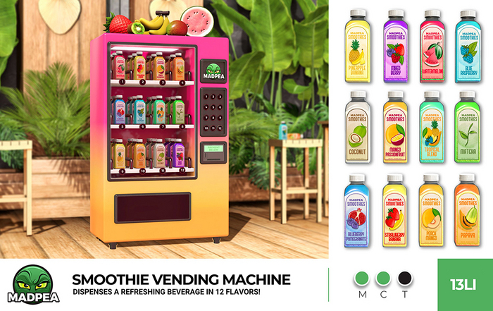 Second Life Marketplace - MadPea Smoothie Vending Machine